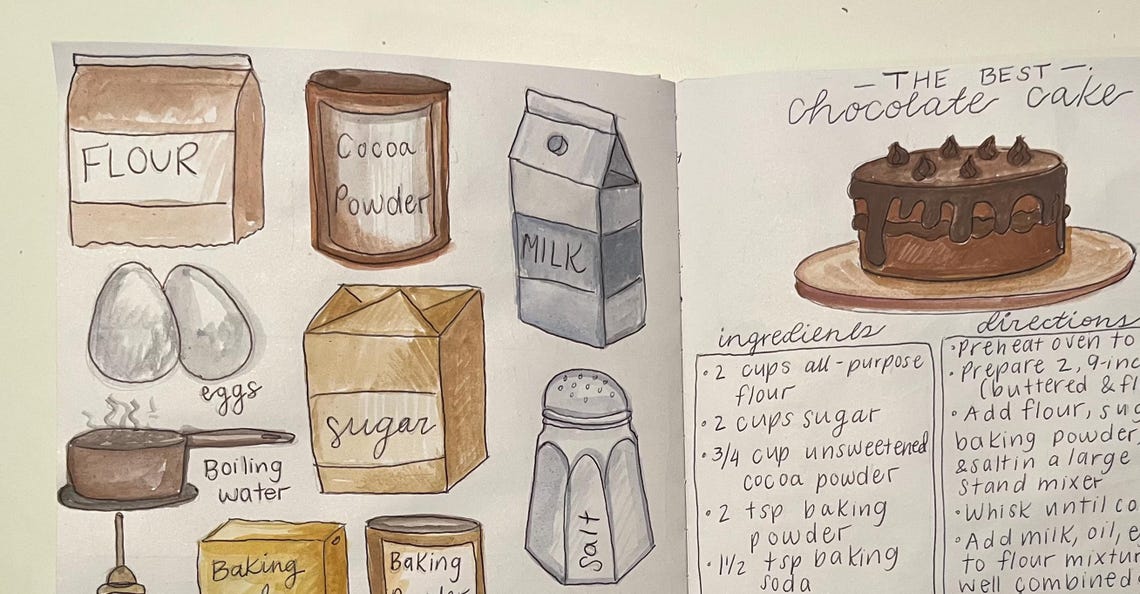 Handmade, Customized Recipe Book - Etsy