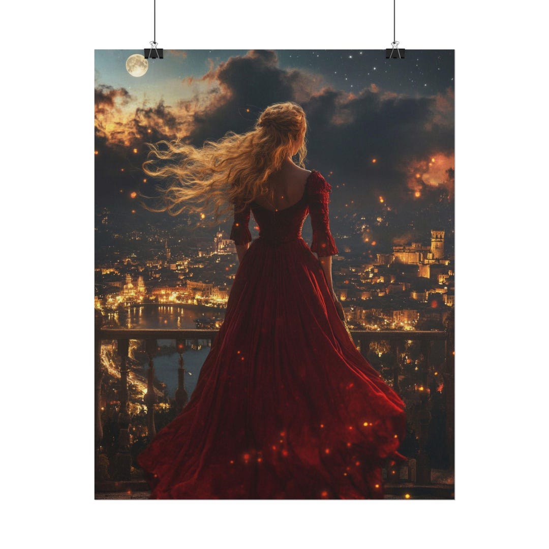 The Morrigan Mor ACOTAR Fanart Poster for Romantasy & Dark Romance ...