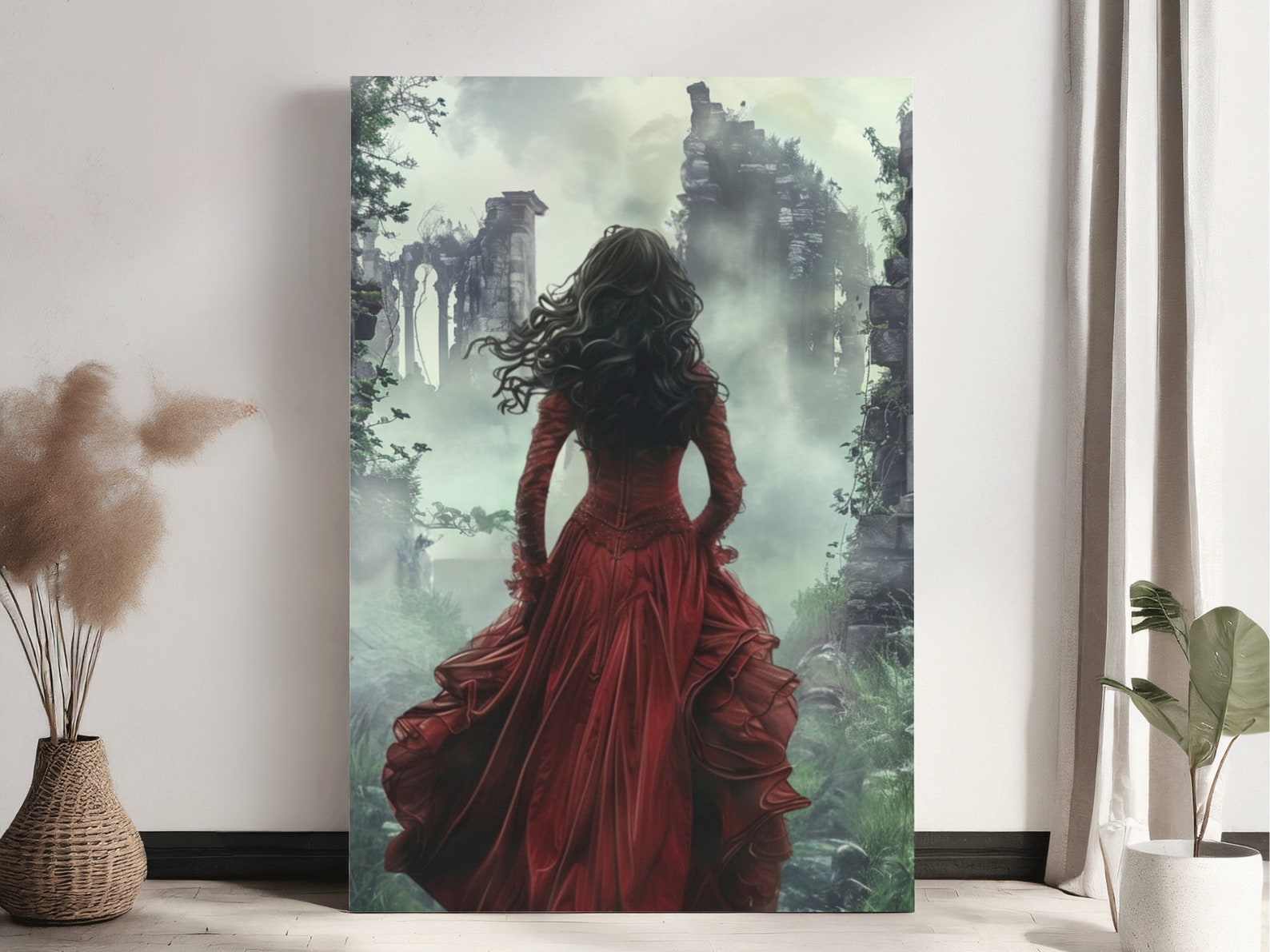 Elspeth Spindle Art Print: Dark Fantasy Wall Decor (digital Download ...