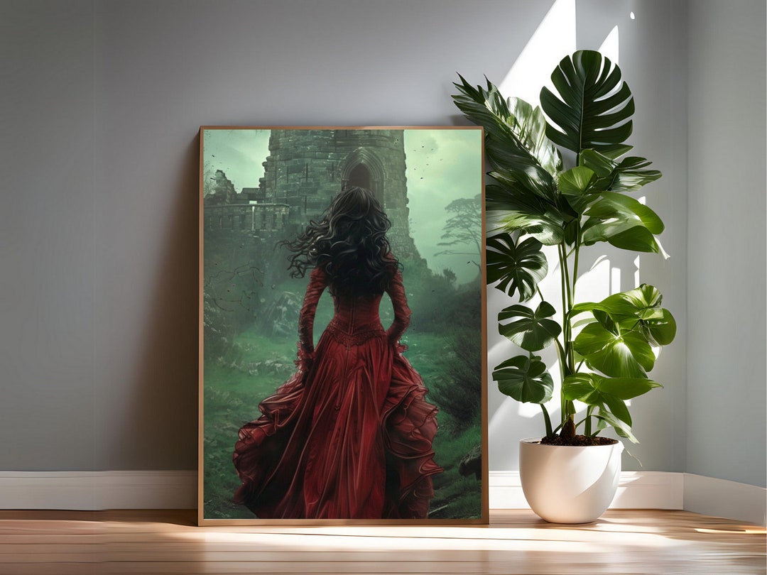Elspeth Spindle Art Print: Dark Fantasy Wall Decor (digital Download ...