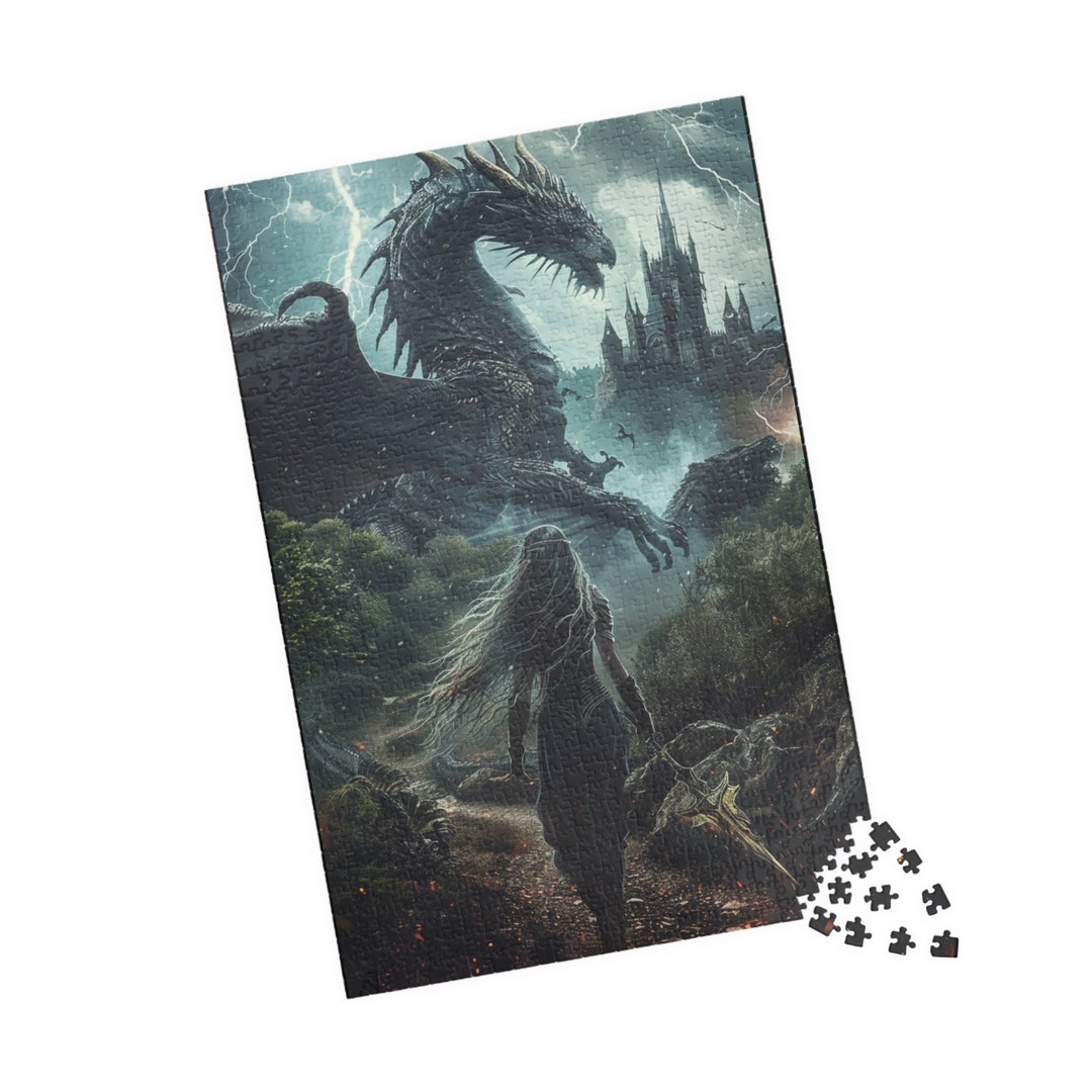 Fourth Wing Violet Sorrengail Puzzle, Fierce Women of Fantasy Puzzles ...