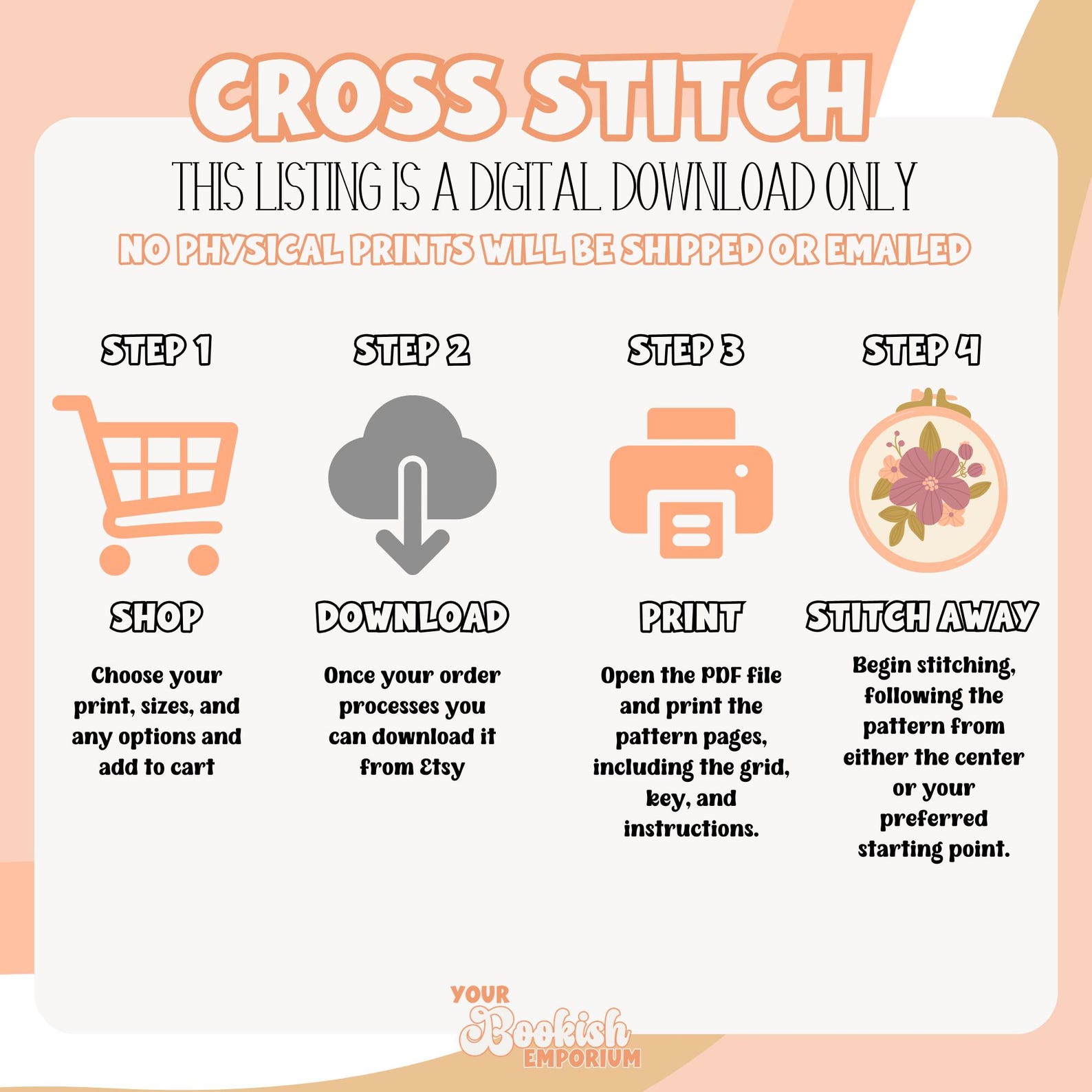 ACOTAR Book Stack Cross Stitch Pattern: Bookish Frog (digital Download ...
