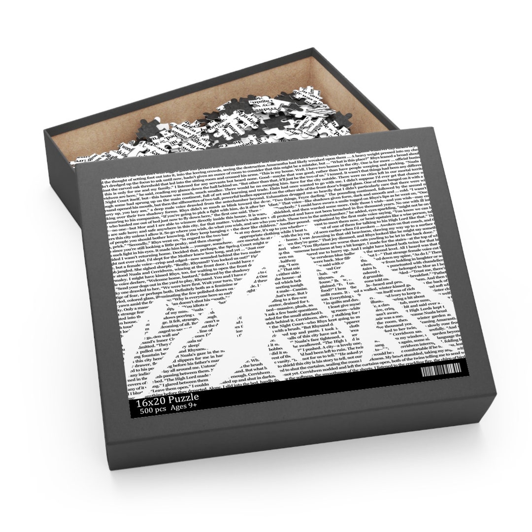 Velaris City of Starlight Puzzle, ACOTAR Puzzle, Rhysand and Feyre Gift ...