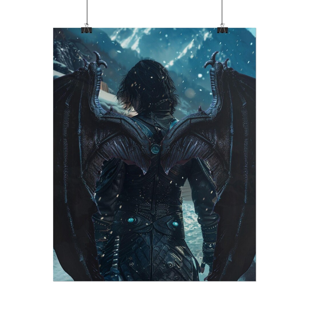 Azriel ACOTAR Fanart Poster for Romantasy & Dark Romance Lovers ...