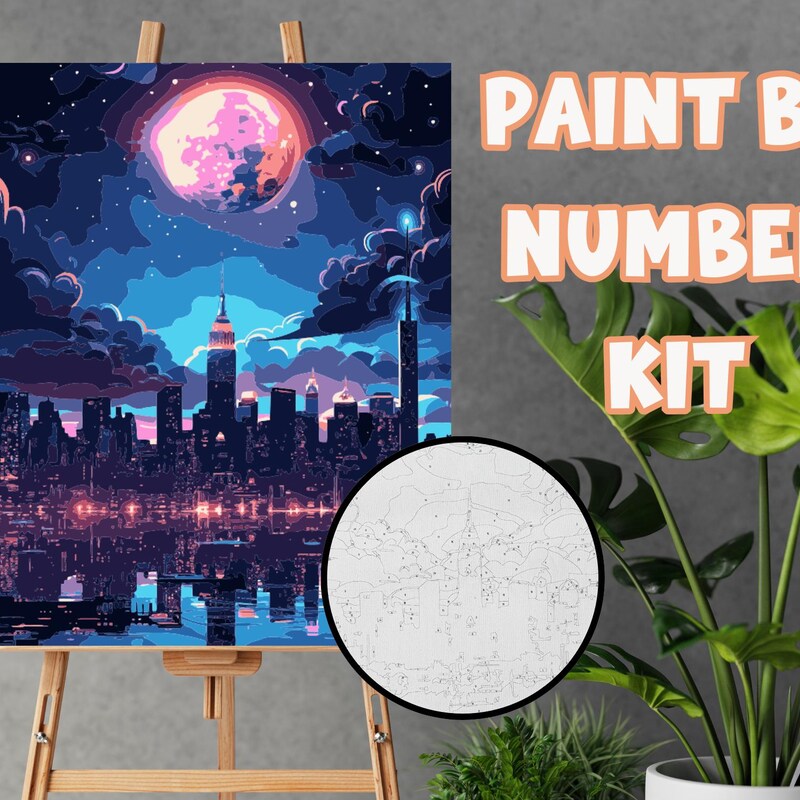 Paint by Number Kit - Etsy