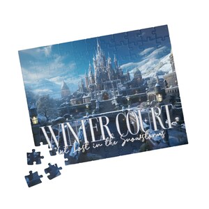 ACOTAR Winter Court Puzzle, 4 Size Options, Book Lover Puzzle, Unique ...
