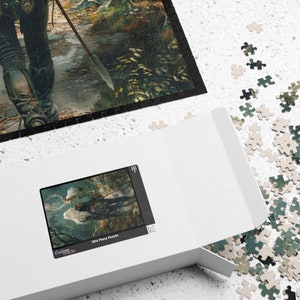 Throne of Glass Puzzle: Aelin Galathynius & Stag, Fantasy Jigsaw - Etsy