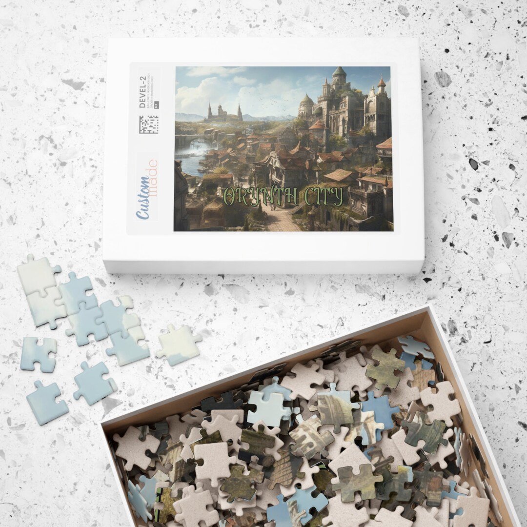 Throne of Glass Orynth City Terrasen Puzzle, 4 Size Options, Book Lover ...