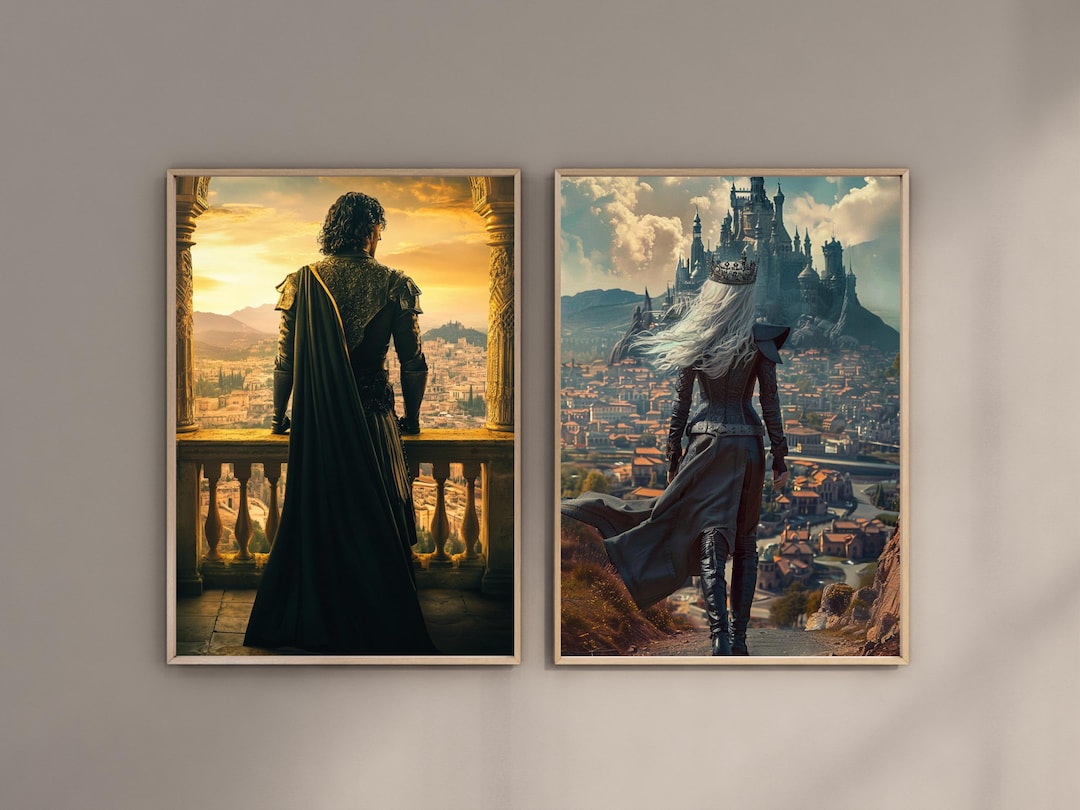 Diem and Luther, Spark of the Everflame Print Art, Fanfiction Wall Art ...