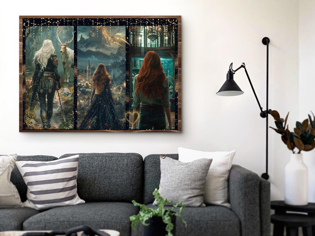 Maasverse Leading Ladies Digital Wall Art Download Pack, Aelin, Feyre ...