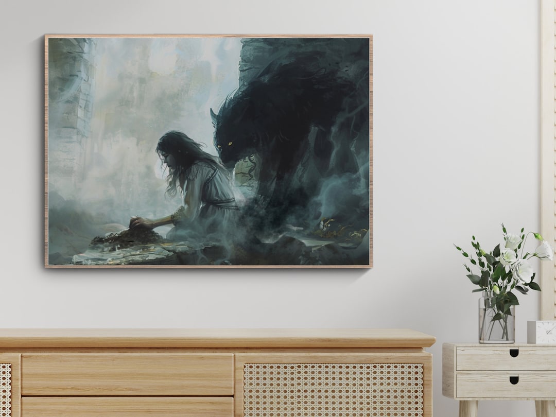 Elspeth Spindle Digital Wall Art Prints, Wall Decor, Wall Art, One Dark ...