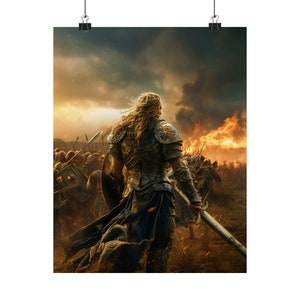 Aedion Ashryver Matte Poster, MMC Poster, Throne of Glass Physical ...