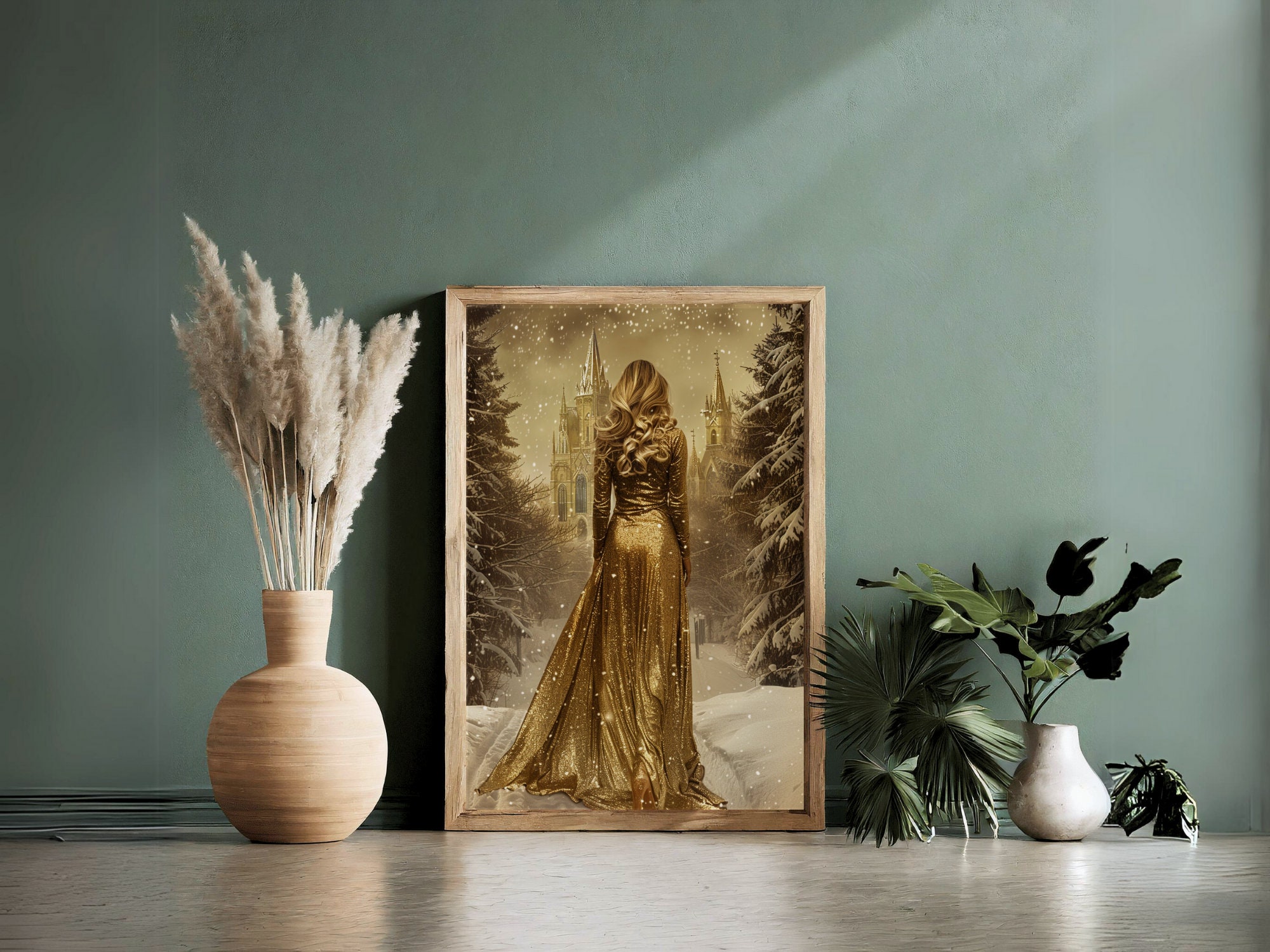 Goldfinch Auren Digital Wall Art Print, Library Wall Art, Rebecca ...