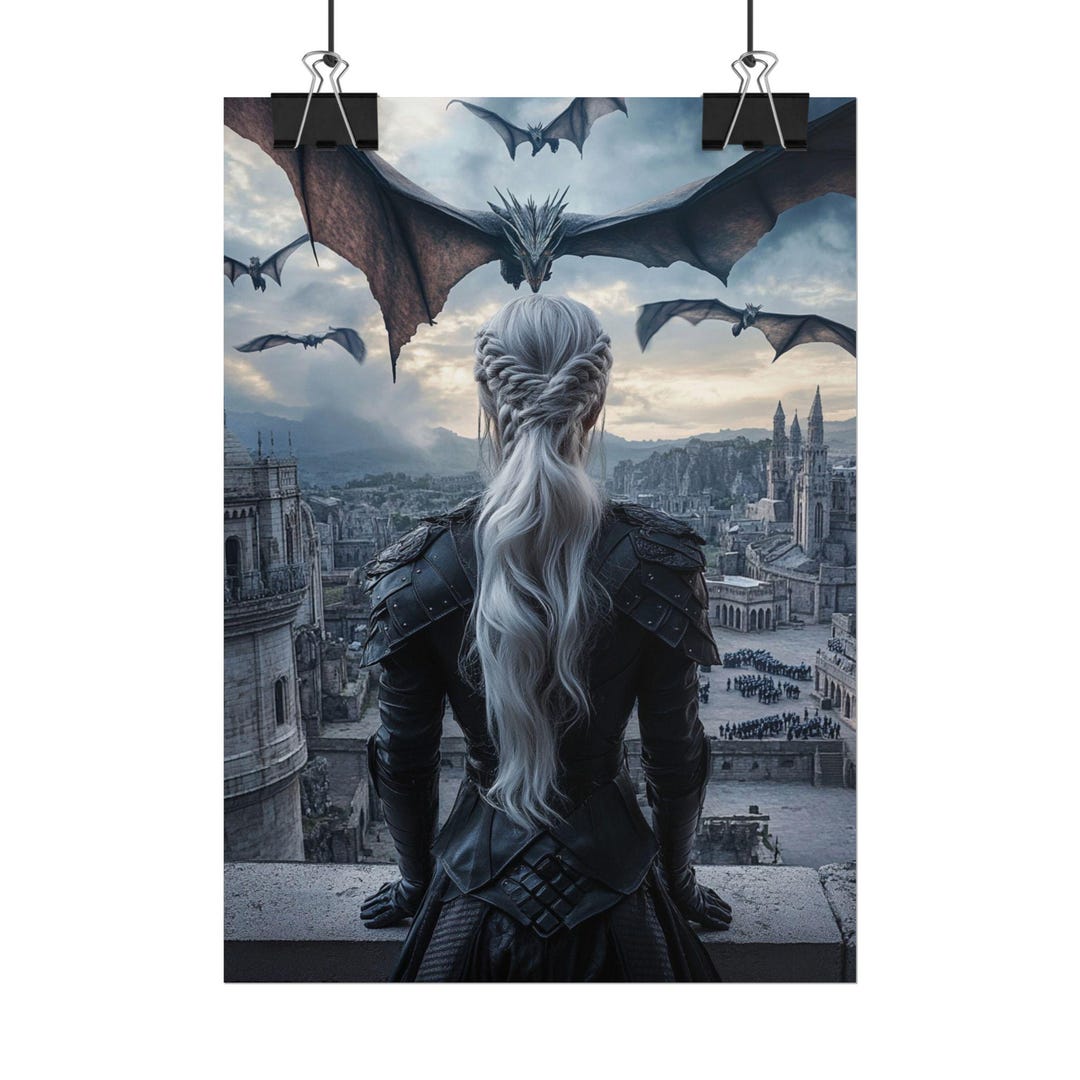 Manon Blackbeak Fanart Poster, Throne of Glass Wall Art, Sarah J Maas ...