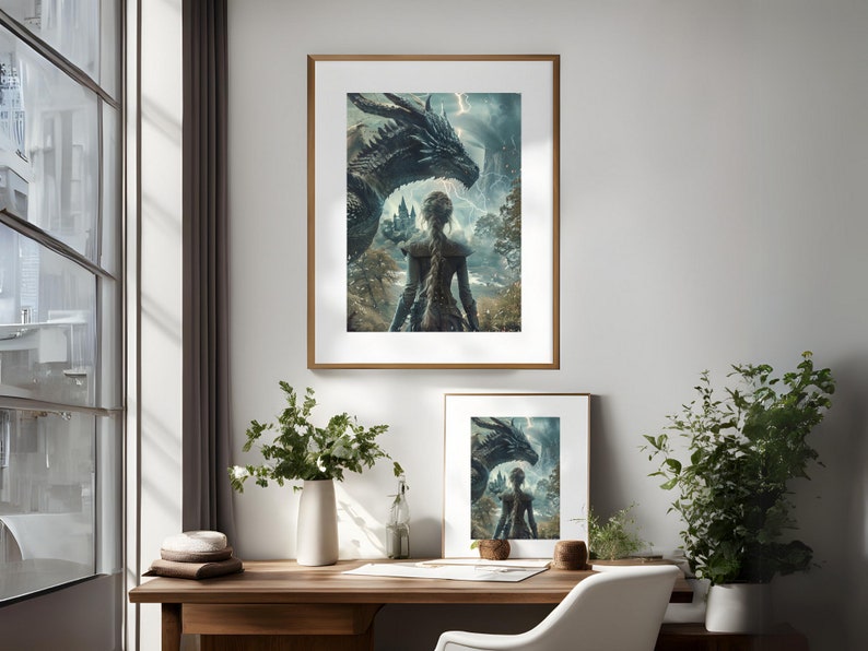 Violet Sorrengail Dragon Rider Art Print: Fourth Wing Wall Decor ...