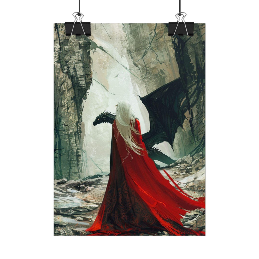 Manon Blackbeak Fanart Poster, Throne of Glass Wall Art, Sarah J Maas ...