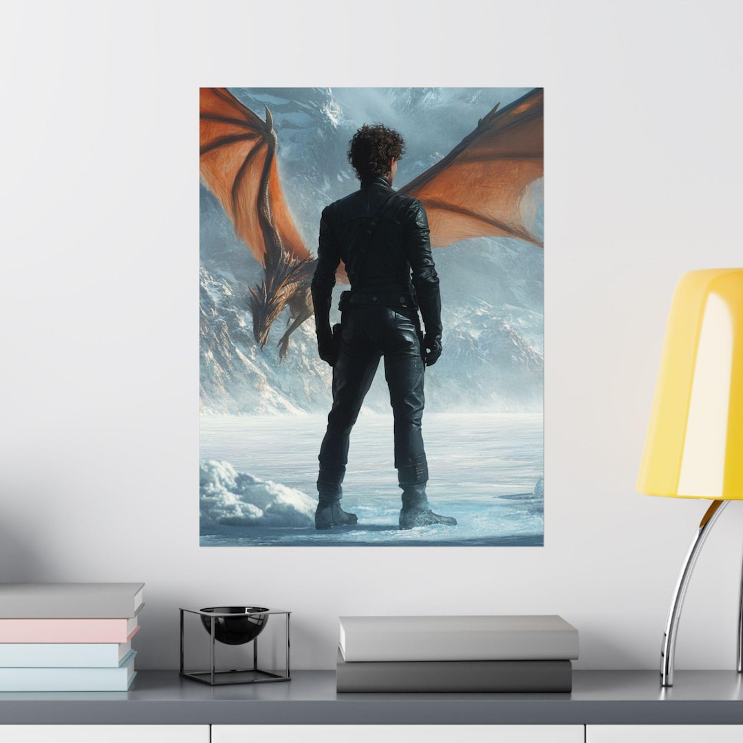 Ridoc Gamlyn Fanart, Fourth Wing Poster, Iron Flame Art Print, Rebecca ...