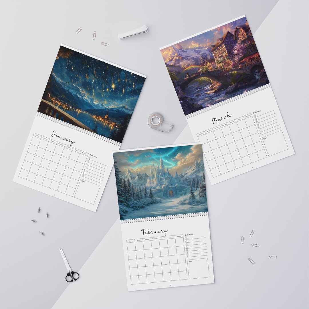 ACOTAR 2025 Wall Calendar, Prythian Scene Calendar, Sarah J Maas, A ...
