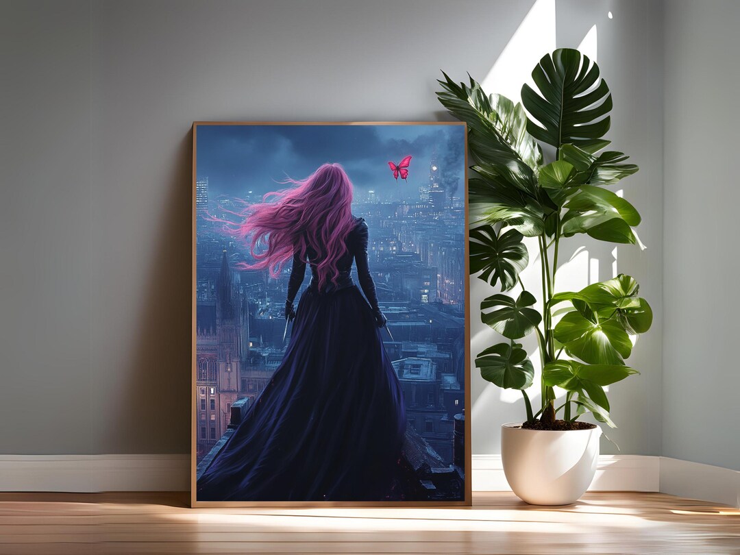 Rune the Crimson Moth Duo Digital Wall Art, Rune Winters & Gideon Sharp ...