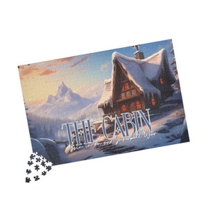 Illyrian Mountain Cabin Puzzle, ACOTAR Puzzle, Rhysand Cassian Azriel ...