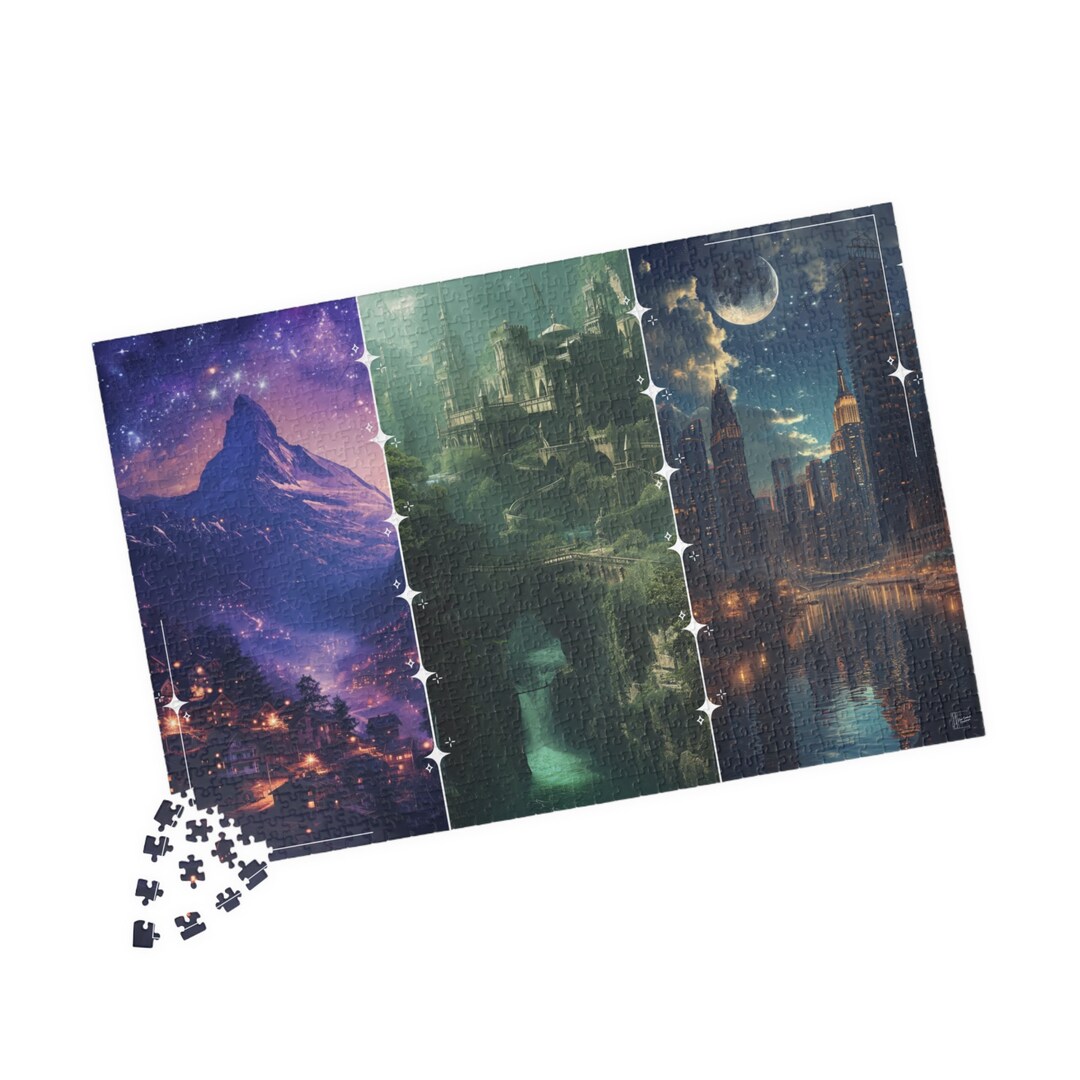 Maasiverse Puzzle of Velaris Terrasen and Lunathion, ACOTAR Puzzle, CC ...