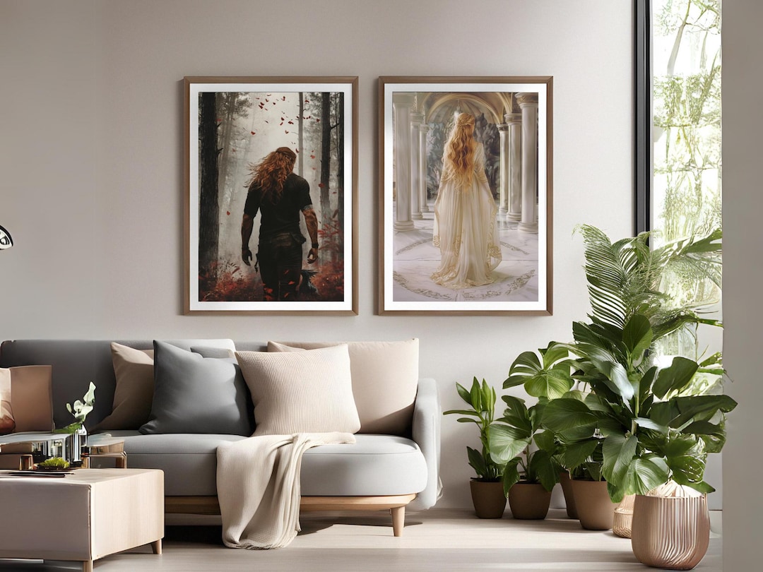 Nyktos and Sera Art Prints: FBAA Fanart Wall Decor (digital Download ...