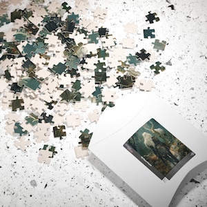 Throne of Glass Puzzle: Aelin Galathynius & Stag, Fantasy Jigsaw - Etsy