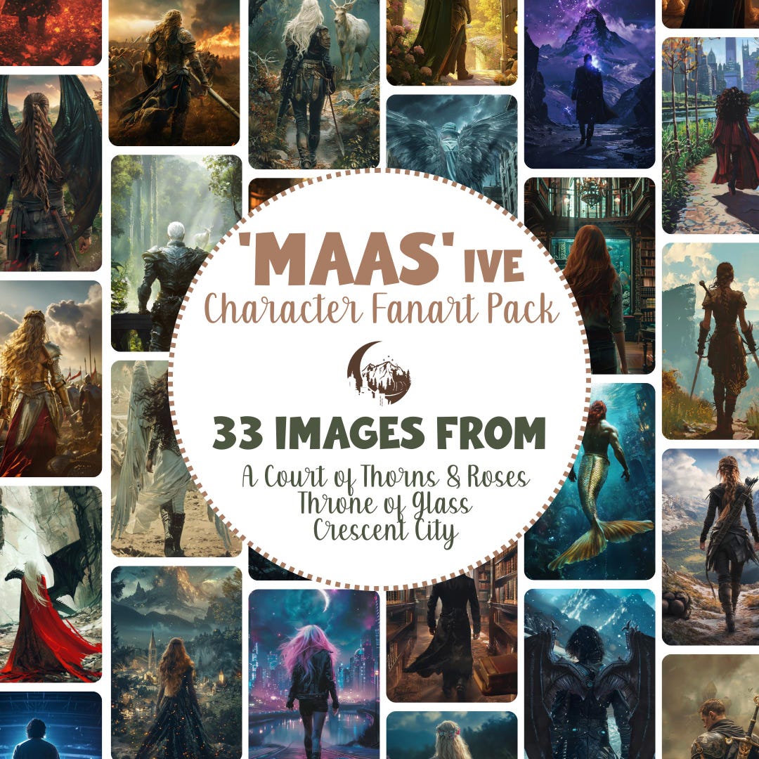 Maasverse Master Print Fanart Set, ACOTAR, TOG, CC Art, 33 Prints, A ...