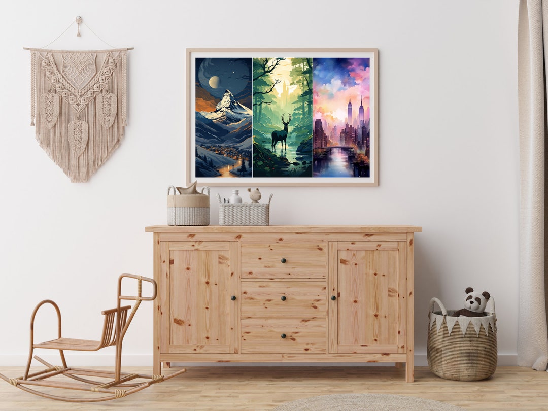 Maasverse Collage Digital Wall Art Prints, Wall Decor, Library Art ...