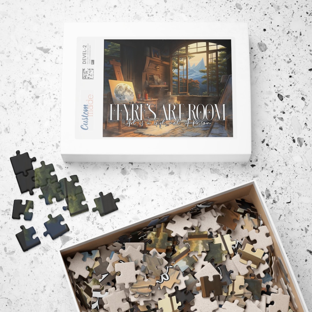 ACOTAR Feyres Art Studio Puzzle, 4 Size Options, Book Lover Puzzle ...