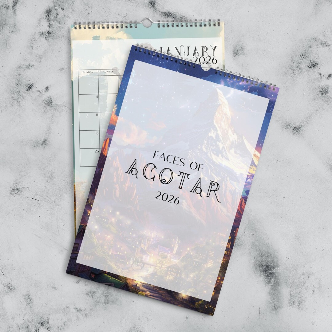 ACOTAR 2026 Calendar, A Court of Thorns and Roses Wall Calendar ...