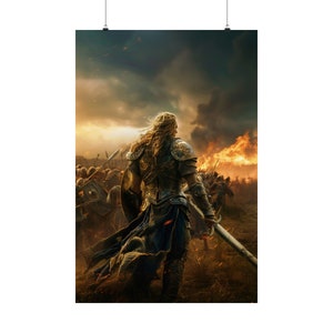 Aedion Ashryver Matte Poster, MMC Poster, Throne of Glass Physical ...