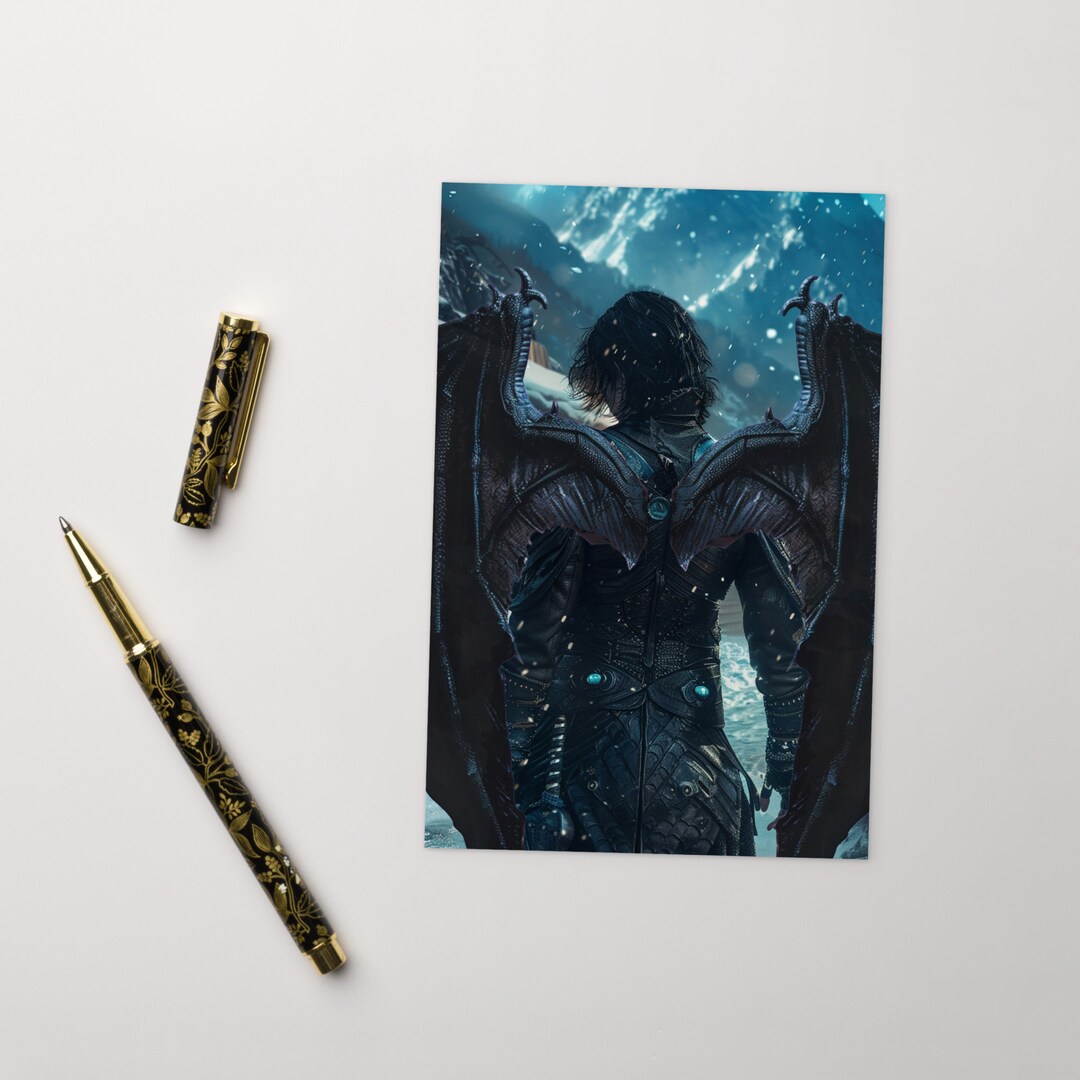 Azriel Shadowsinger MMC of Romantasy Postcards, Bookish Stationery, 4x6 ...