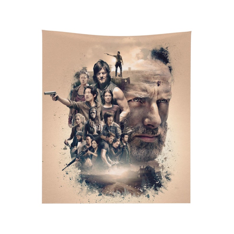 Custom Name the Walking Dead Blanket Baby Girl Boy Blankets - Etsy