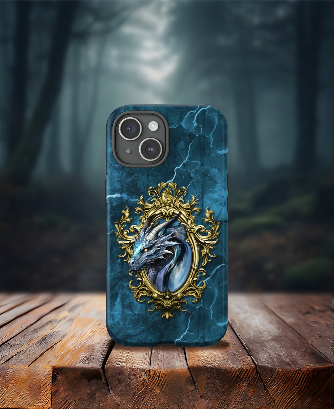 Dark Dragon Case, Mythical Creature Phone Case, Cute Gothic Design ...
