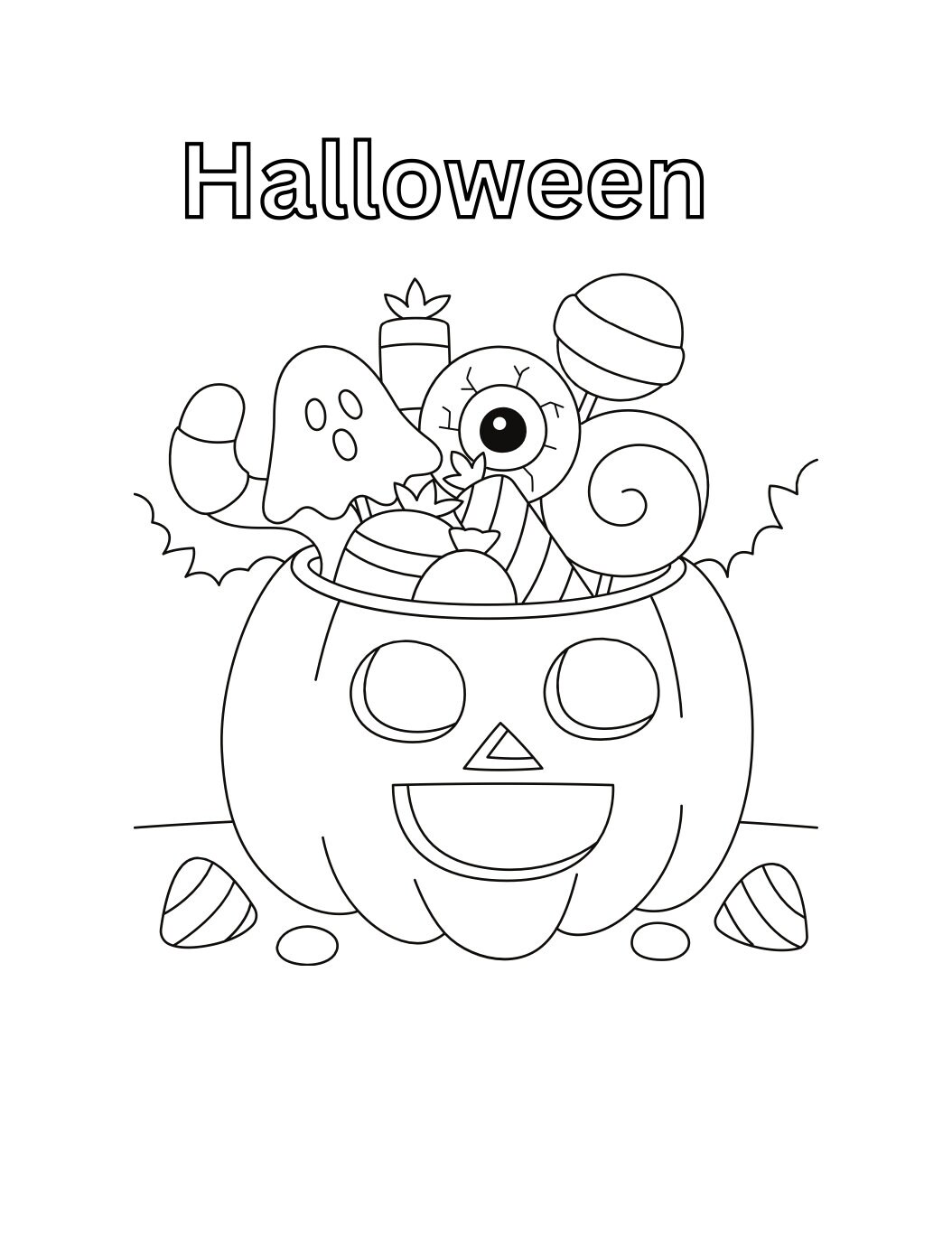 Autumn Coloring Pages Instant Download Ten Fall Themed - Etsy