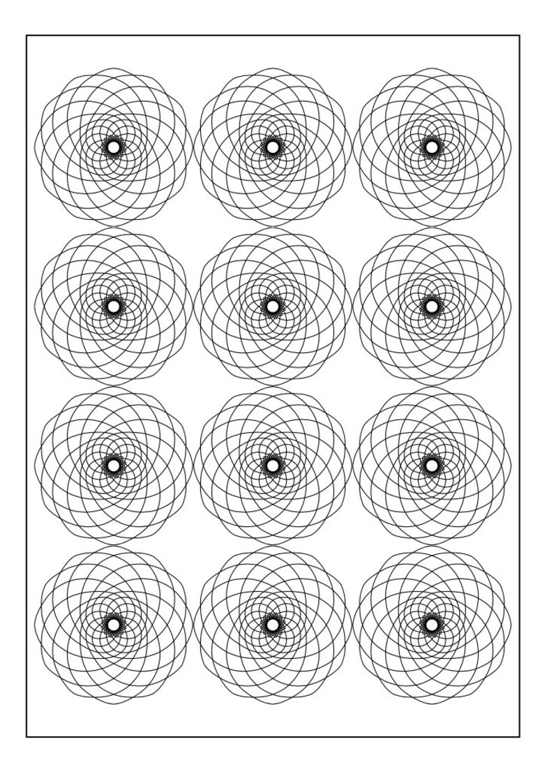 Mandalas Coloring Pages • Instant Download • Relax With Art • Coloring ...