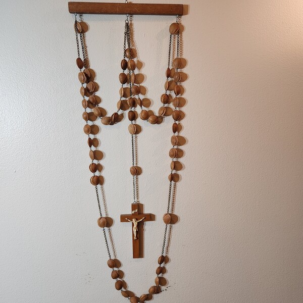 Large Wall Rosary - Etsy