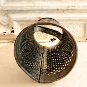 Antique Round Grater I Versatile Farmhouse Decor I Cream City Special I ...