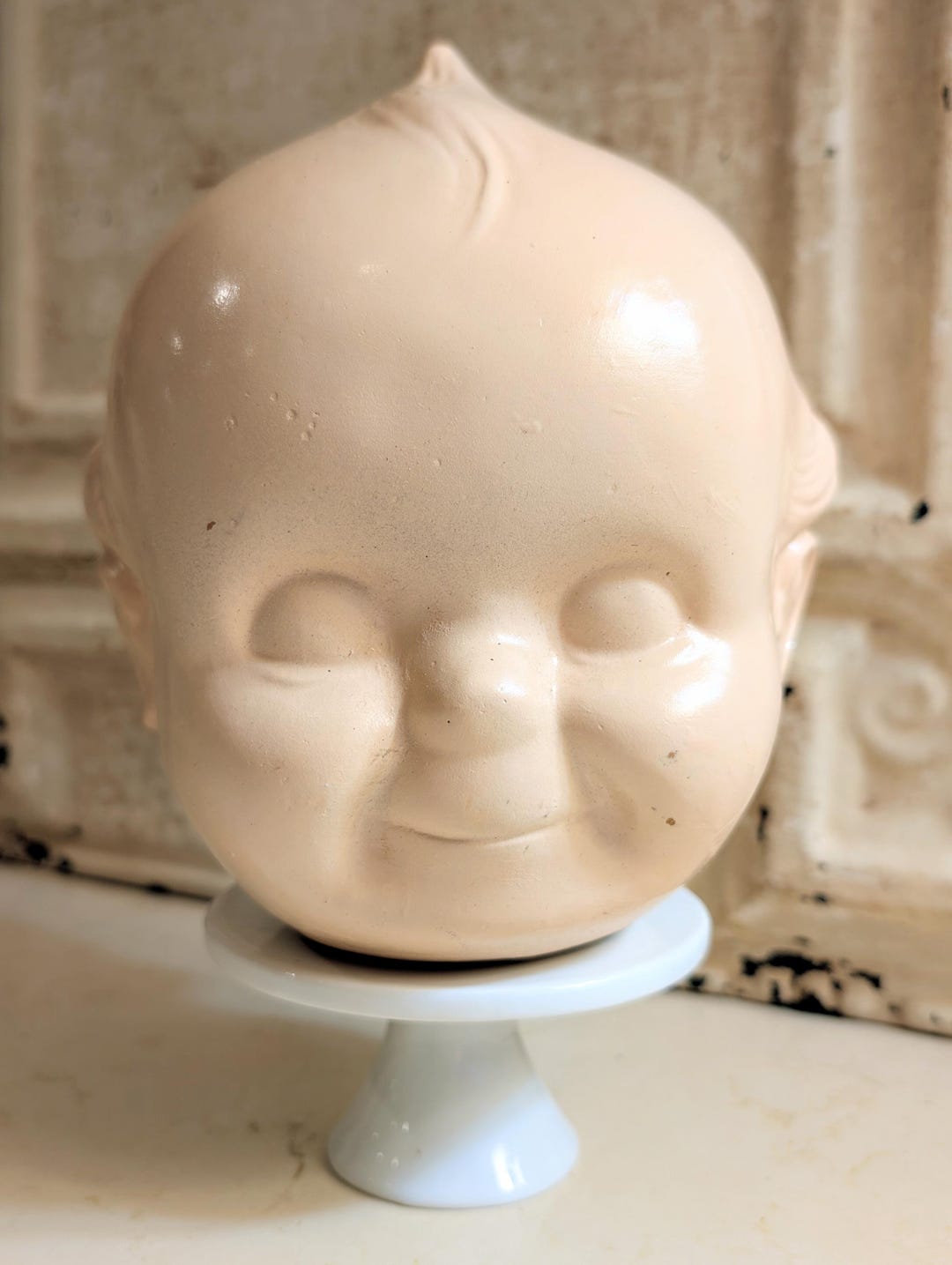 Rare Composite Kewpie Doll Head I LARGE 7 Inches Tall I Excellent ...