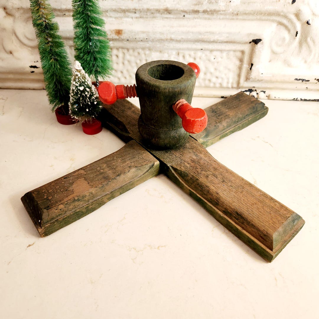 Antique Christmas Tree Stand I 1800's I German Wood Christmas Tree ...