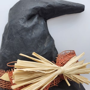 Vintage Paper Mache Halloween Witch, Wall Hanging Witch - Etsy