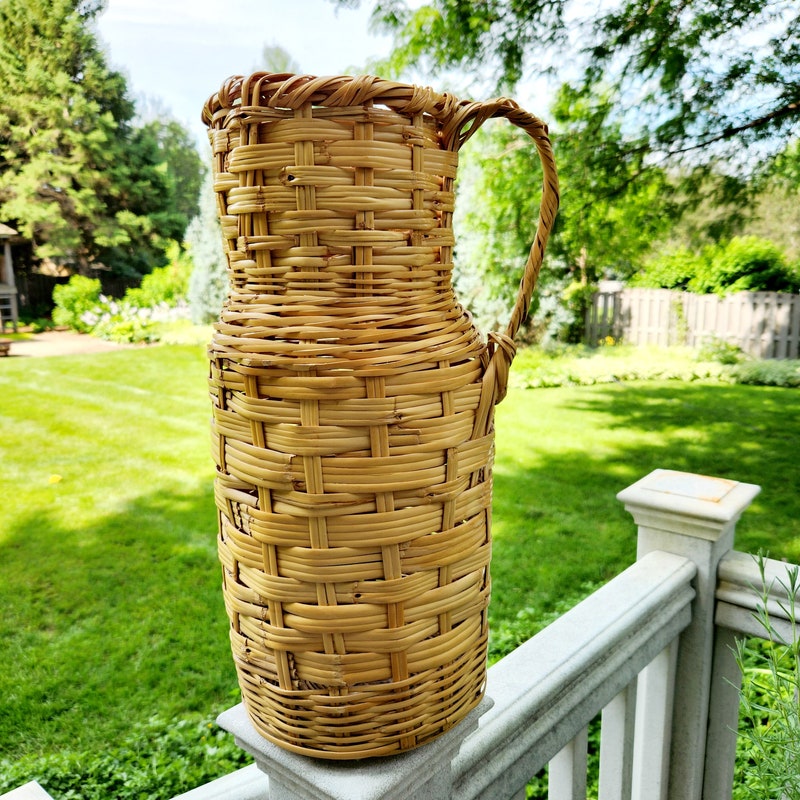 Wicker Demijohn - Etsy
