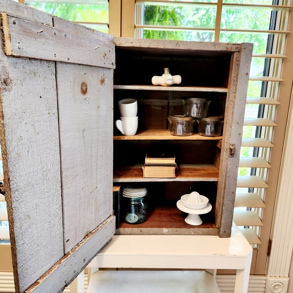 Primitive Cabinet - Etsy