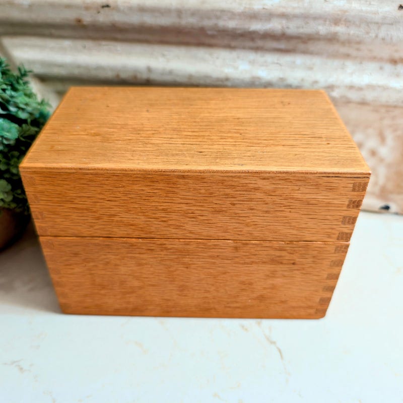 Vintage Wood Box - Etsy