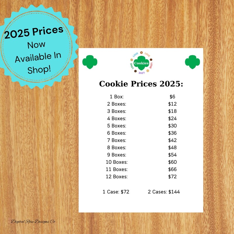 Girl Scout Cookie Booth - Etsy