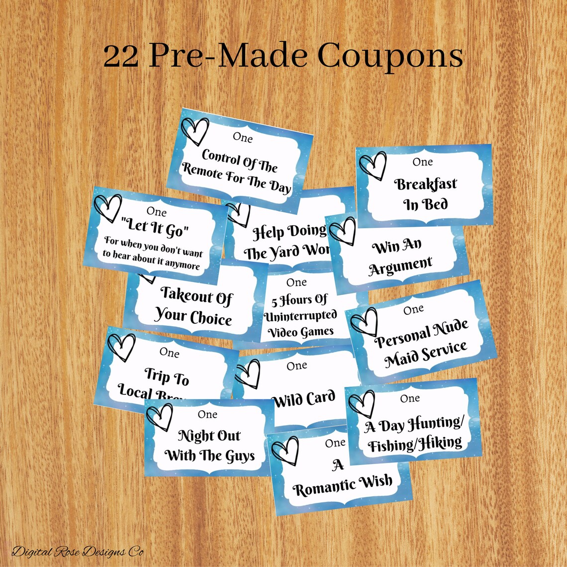 Love Coupon Book for Him/ Printable Love Coupon Book/ Customizable Love ...
