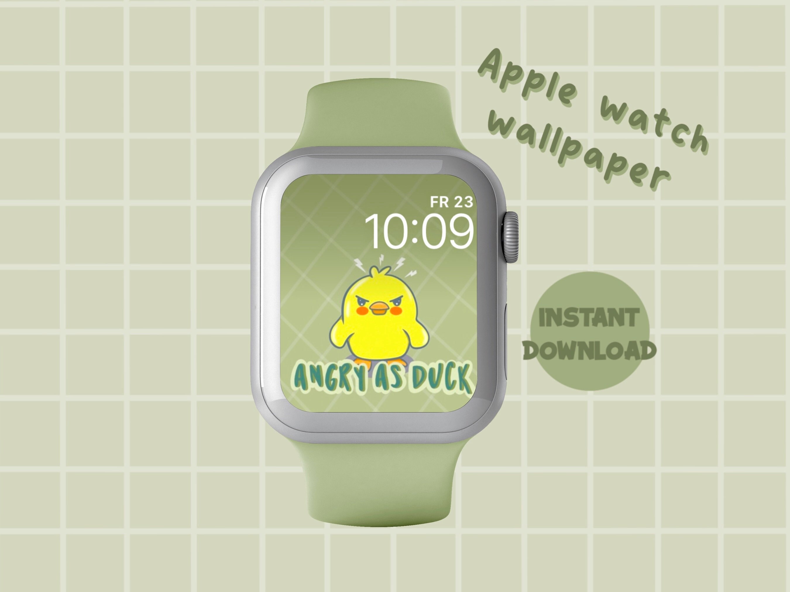 Angry as Duck Apple Watch Face, Wallpaper, Smart Watch Face, Apple ...