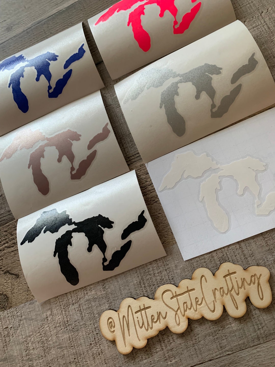 Great Lakes Michigan Decal, Great Lakes Decal, Michigan Decal, Michigan ...