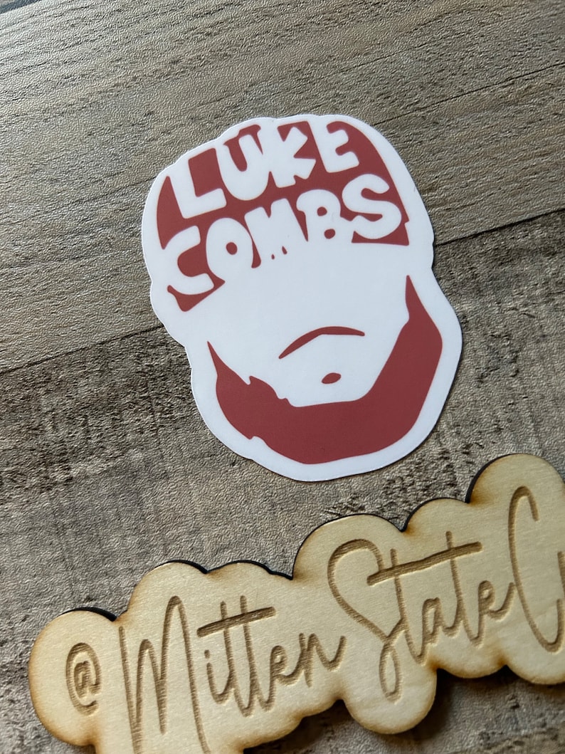 Luke Combs Sticker, Waterproof Sticker, Nashville County Sticker, Luke ...